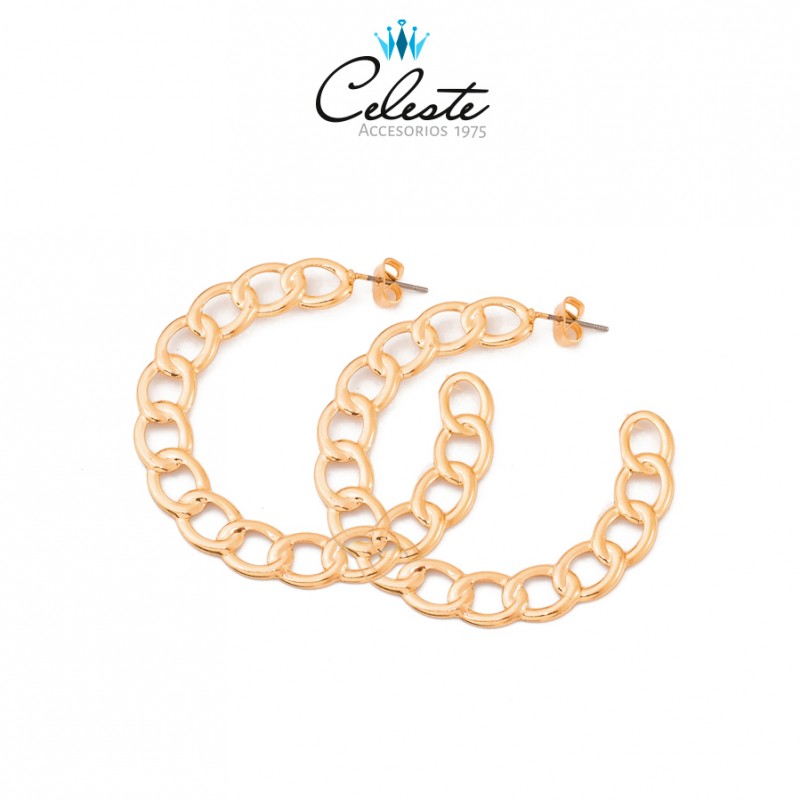 Z465 - ARETE CARTIER ESLABONES , COVER GOLD